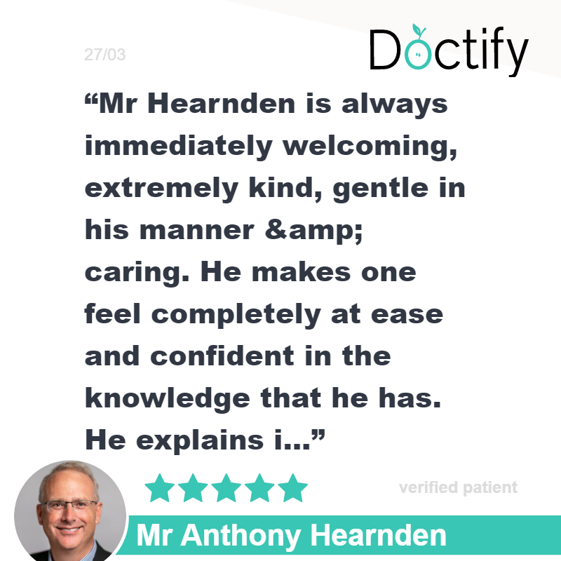 Anthony Hearnden | Consultant Orthopaedic Surgeon
